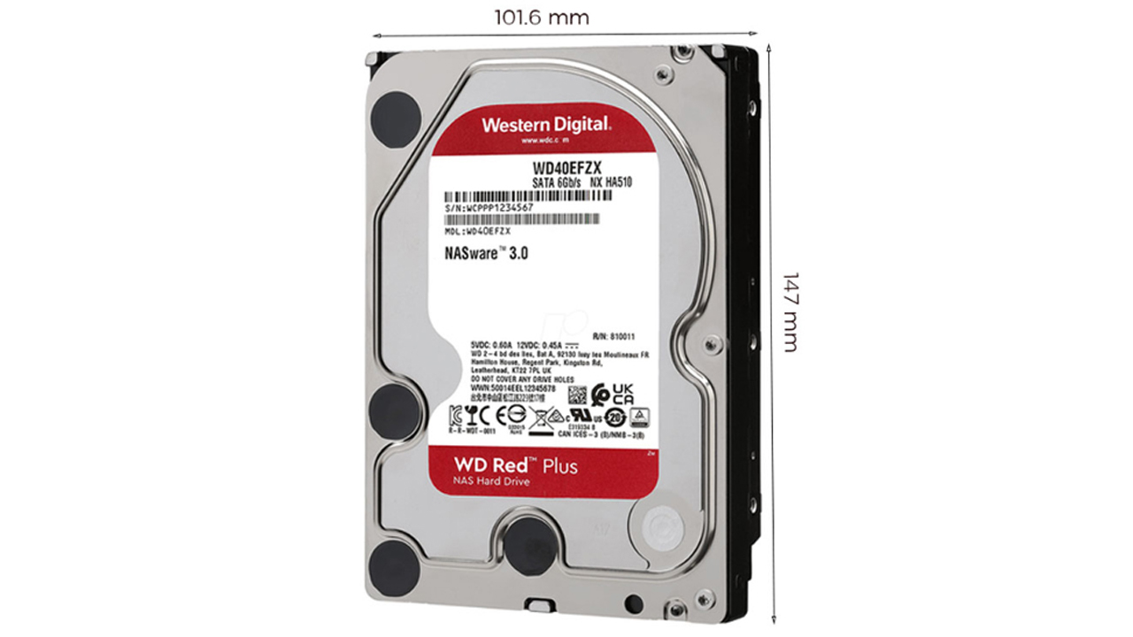 Ổ cứng Western Digital Red Plus 3TB WD30EFZX | Chính Hãng | GIÁ RẺ QUÁ