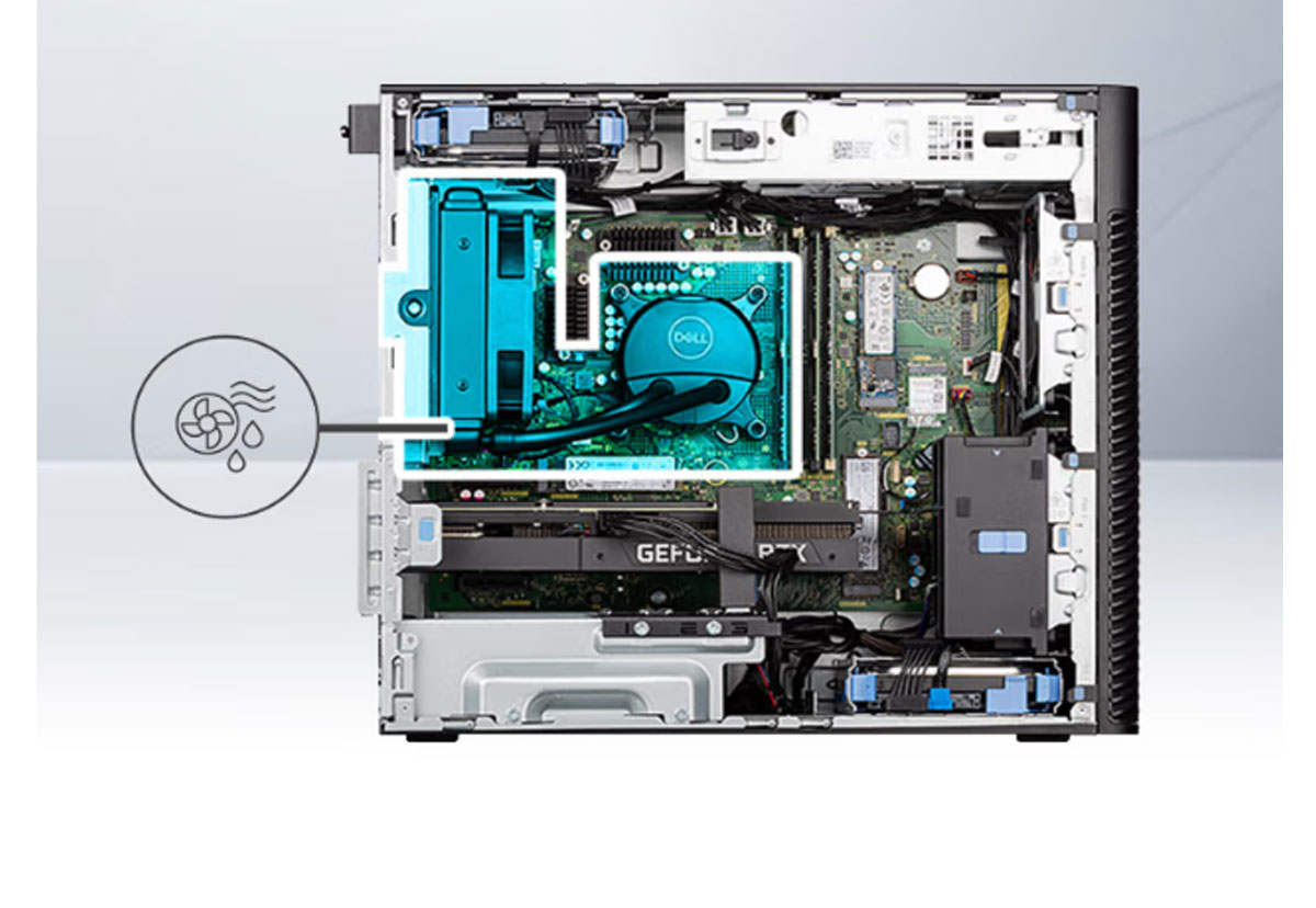 Máy tính trạm Dell Precision 3660 Tower 42PT3660D04 (Core i9-12900 2 ...