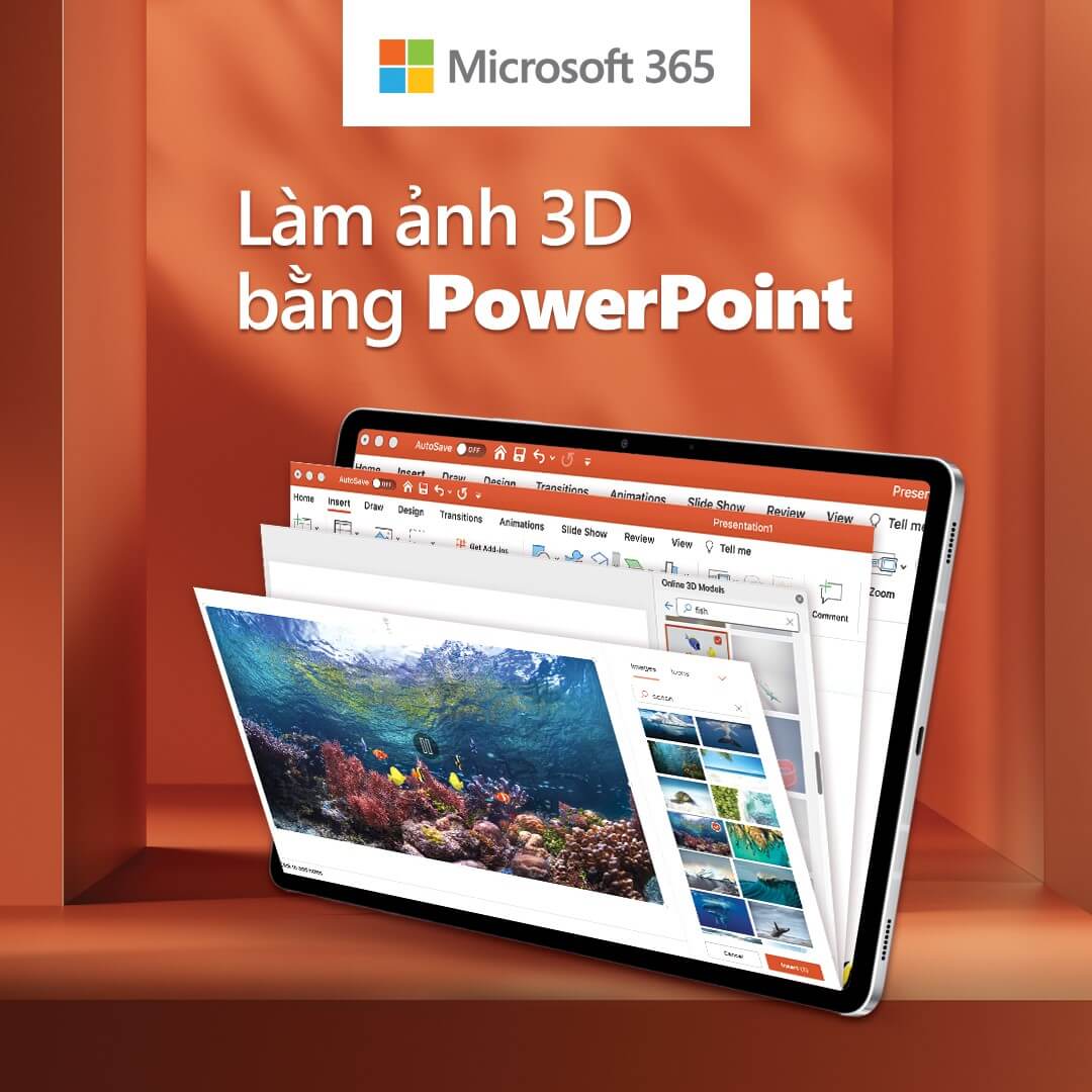 Mách bạn mẹo sử dụng Powerpoint để làm ảnh 3D cực cuốn