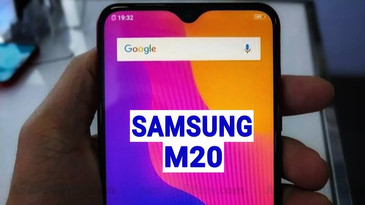 Galaxy M20 lộ diện miếng dán cường lực màn hình giọt nước
