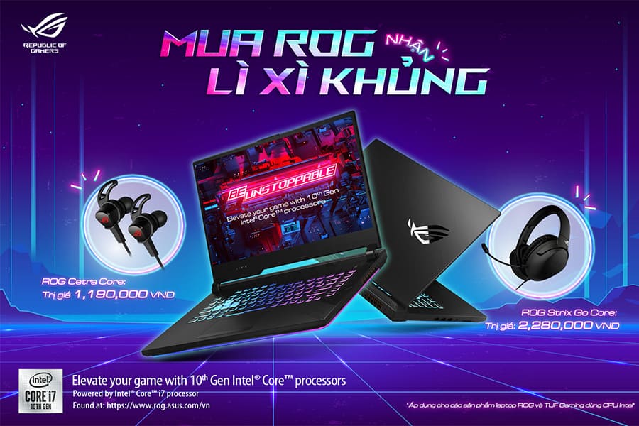 [Khuyến mại] Mua ROG - Nhận lì xì khủng