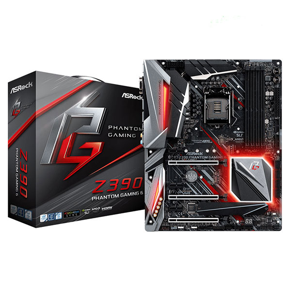 Bo mạch chủ Asrock Z390 Phantom Gaming 6i (Chipset Intel Z390/ Socket ...