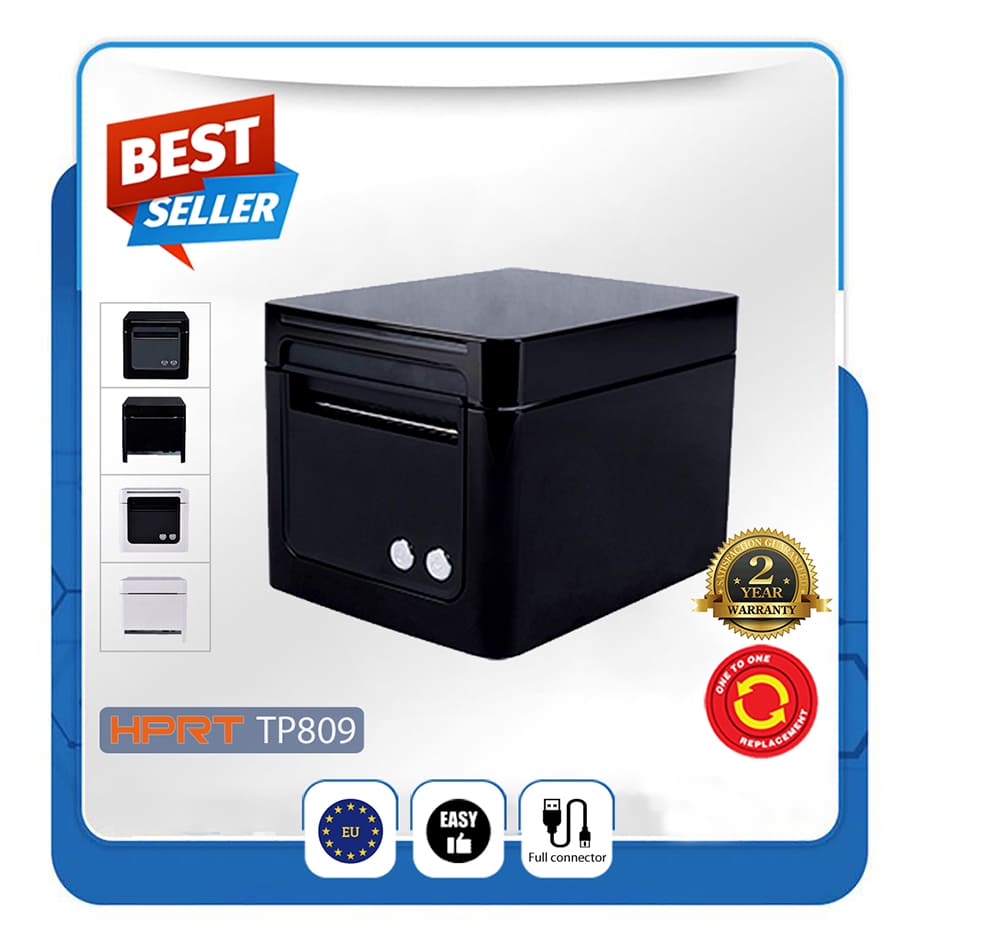 Máy in hóa đơn siêu thị HPRT TP809 bluetooth