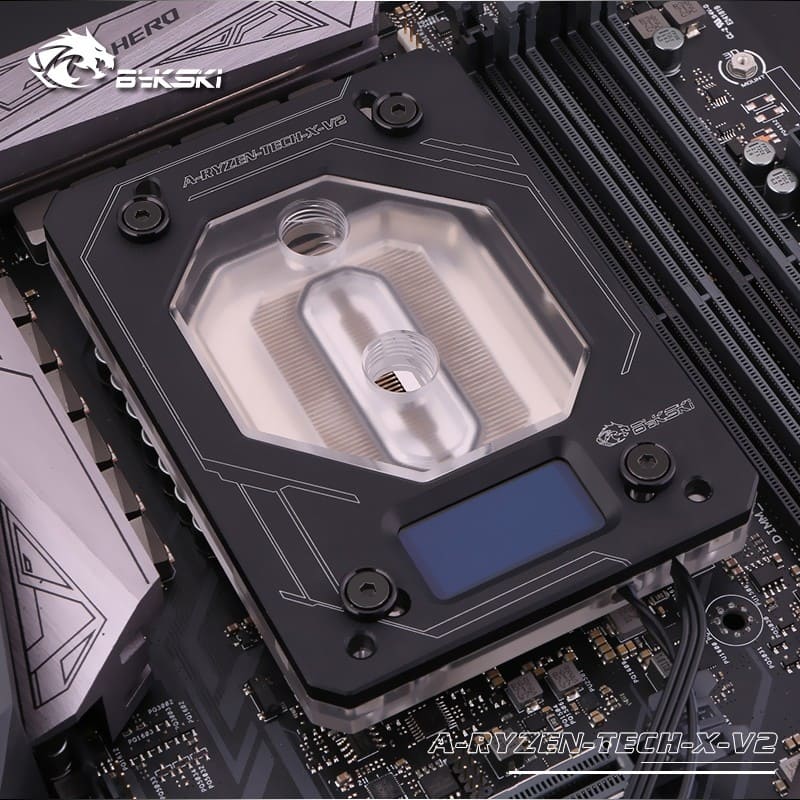 Block CPU Bykski AMD A-RYZEN-TECH-X-V2