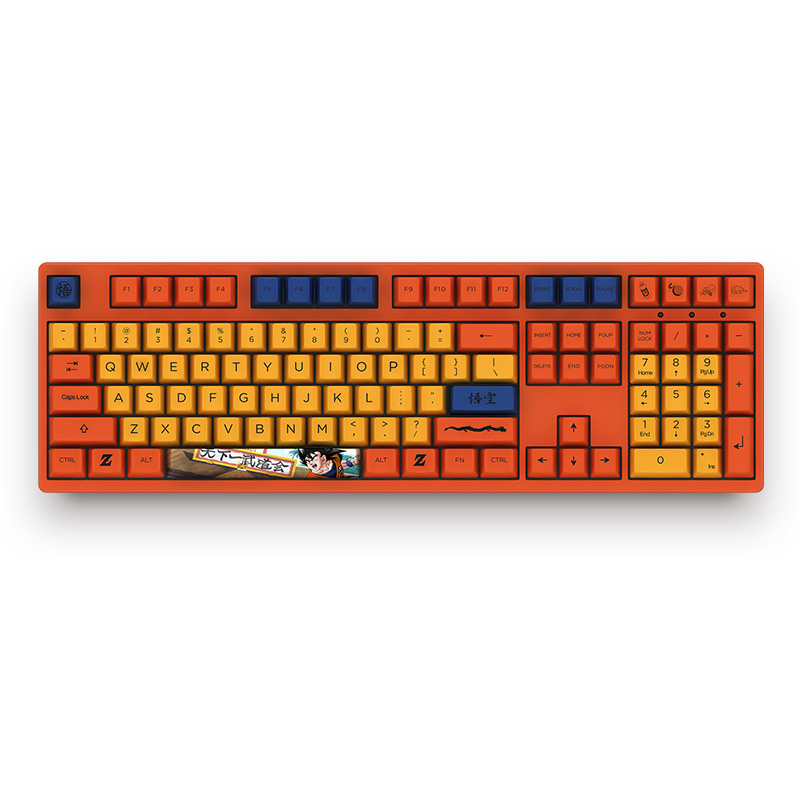Bàn phím cơ Akko 3108 Dragon Ball Z-Goku-Cherry MX Red