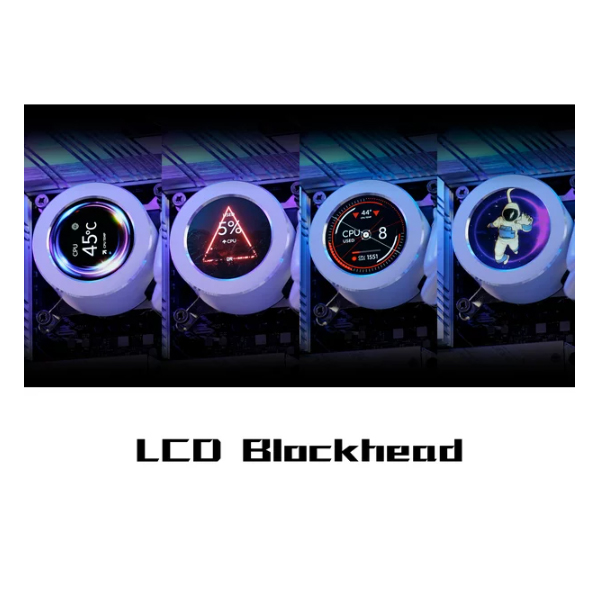 Tản nhiệt nước AIO Sama SM360LD Black (3 Fan 12cm ARGB, Màn Hình LCD )