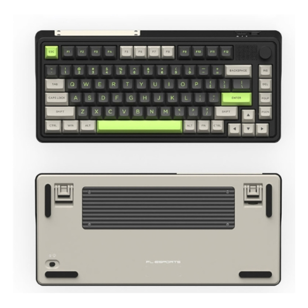 Bàn phím cơ FL-Esports CMK75 SAM Desert Grey FLCMMK Ice Pink switch