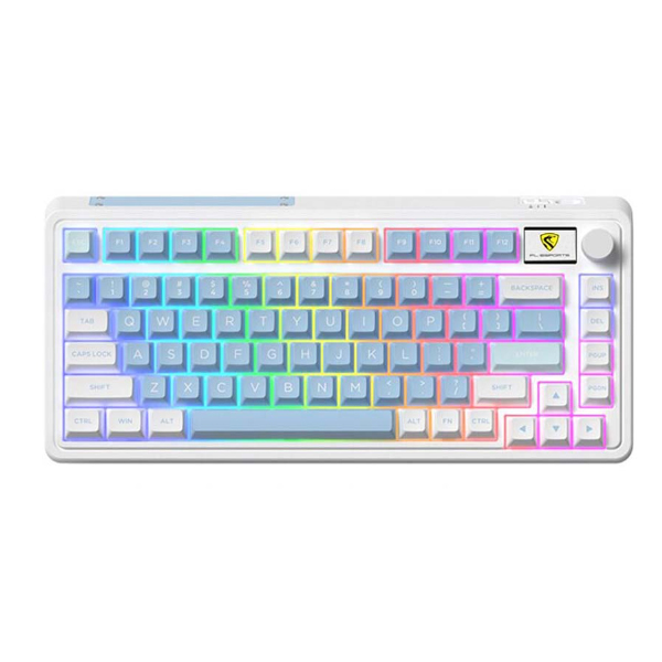 Bàn phím cơ FL-Esports CMK75 SAM Lake Placid Blue FLCMMK Ice Pink switch