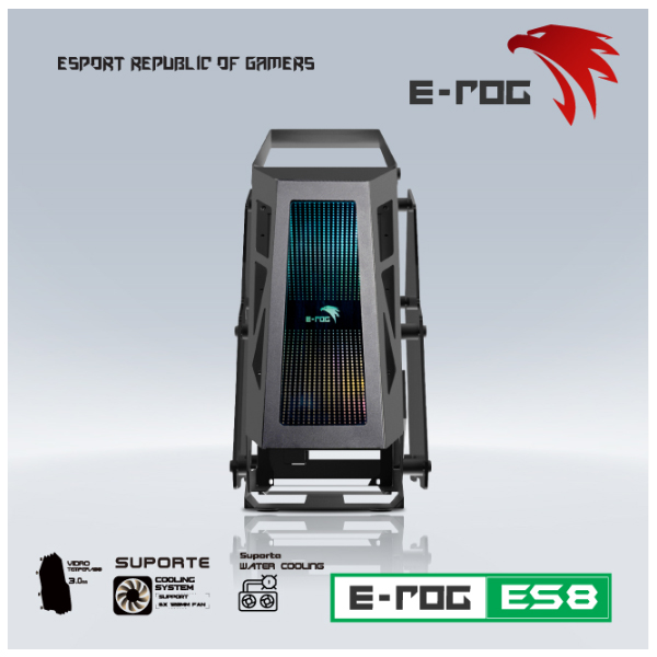 Vỏ máy tính VSP E-ROG ES8 BLACK